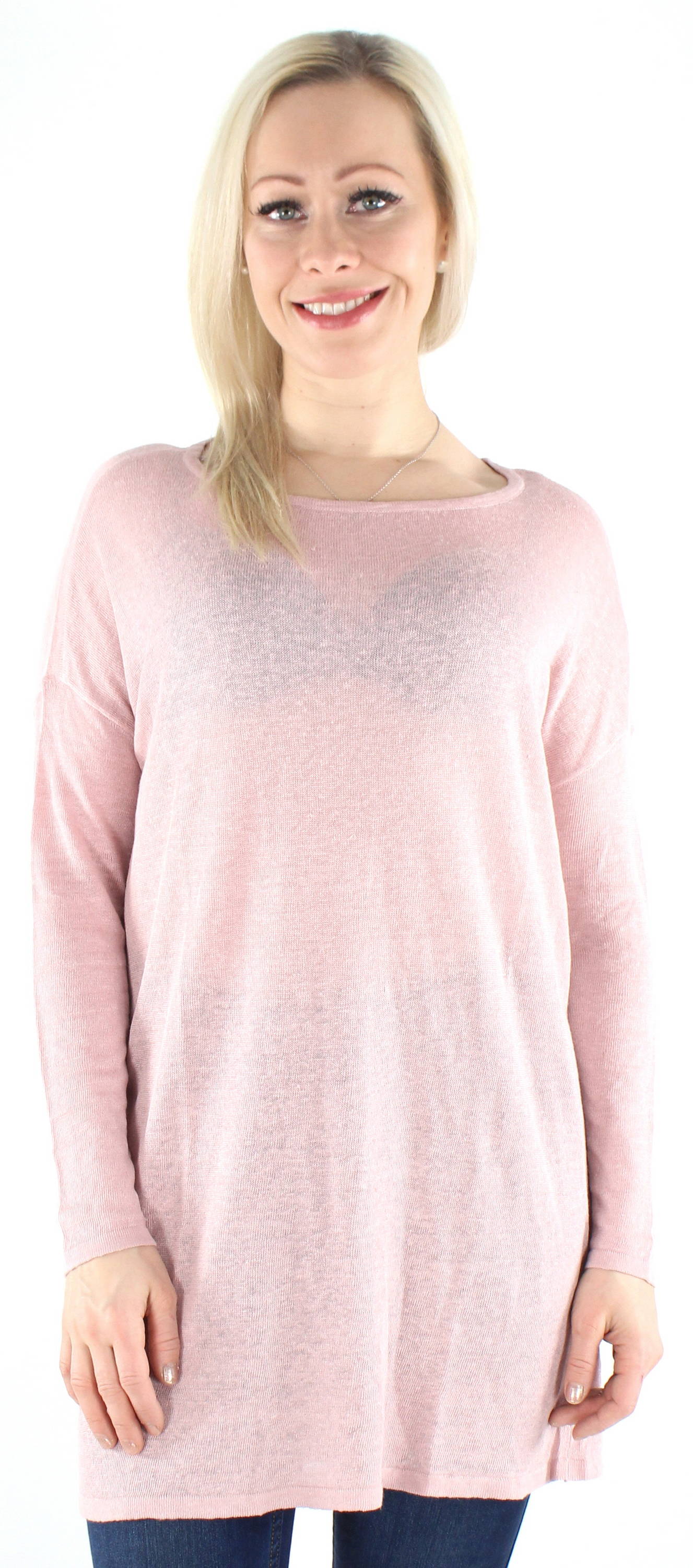 Vila Knitted Shirt Filak oversize, Rose - Stilettoshop.eu webstore