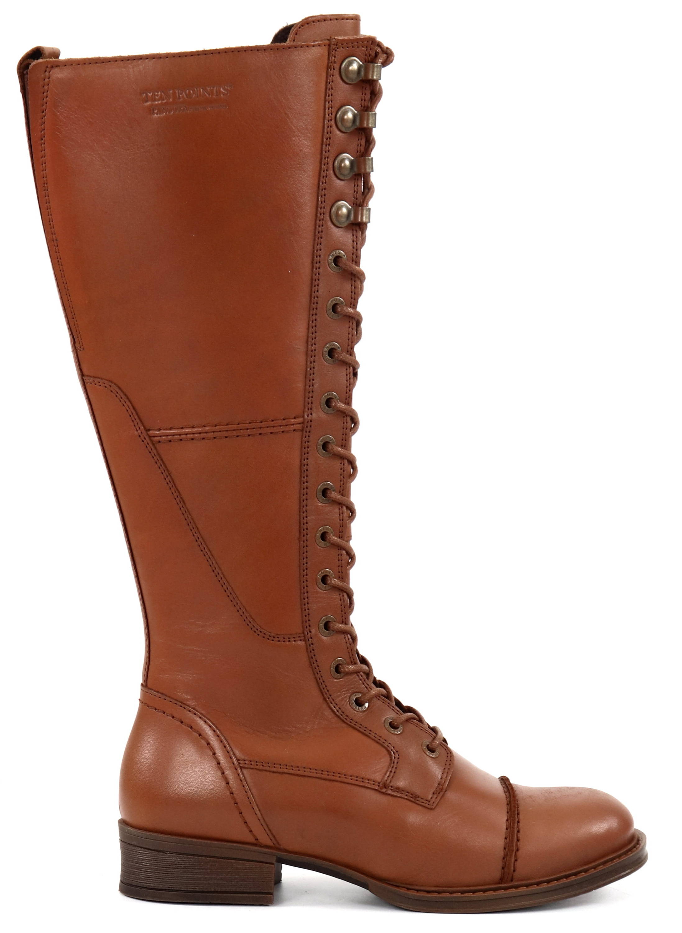 Ten Points Boots Pandora 60167 cognac - Stilettoshop.eu webstore