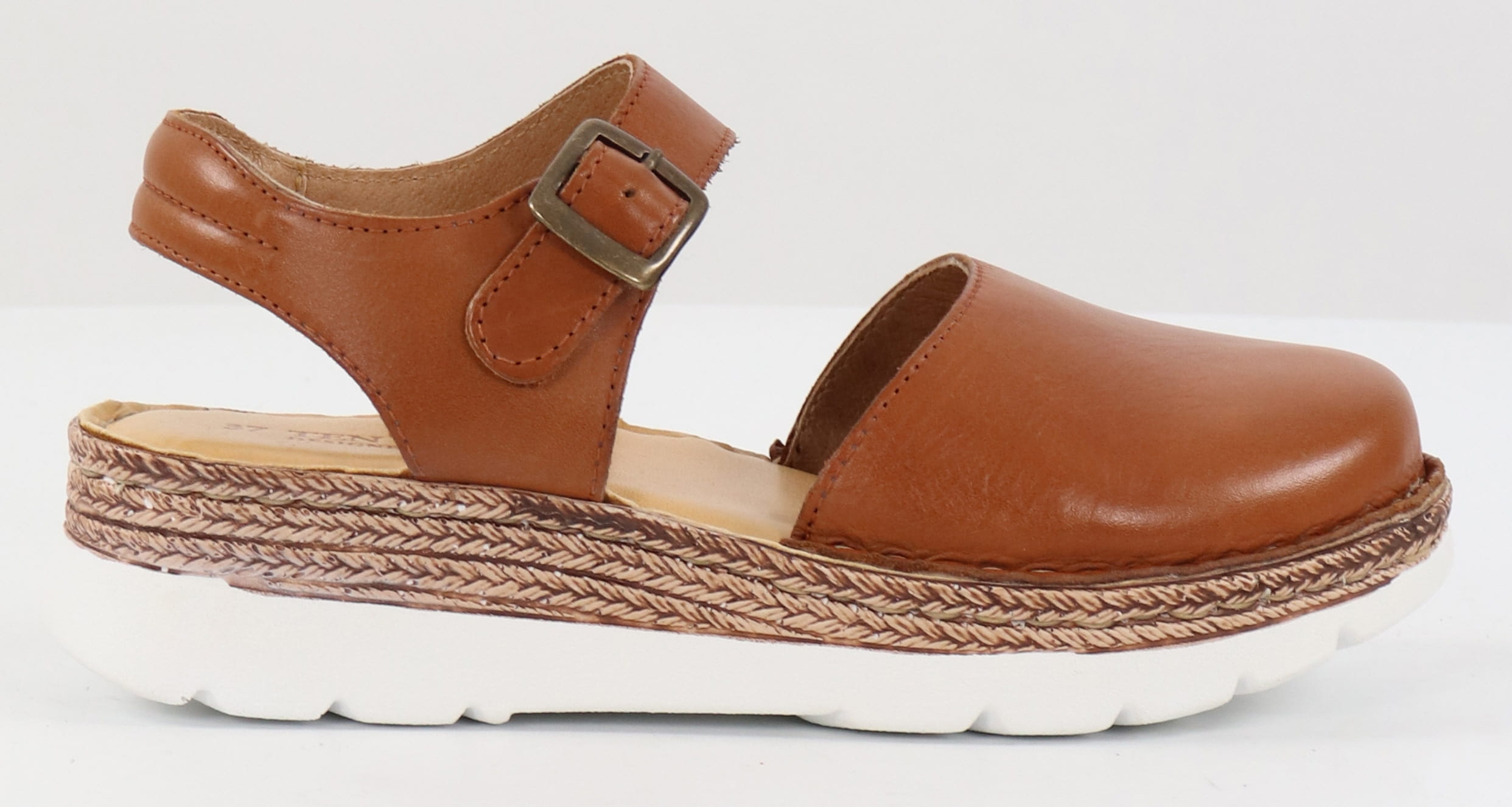 Ten Points Maya Sandals 60267, Cognac - Stilettoshop.euwebstore