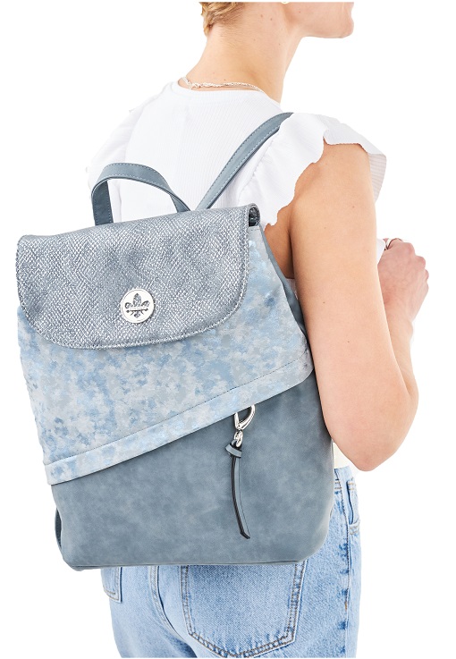 Rieker Backpack H1601-12 blue/multi - Stilettoshop.eu webstore