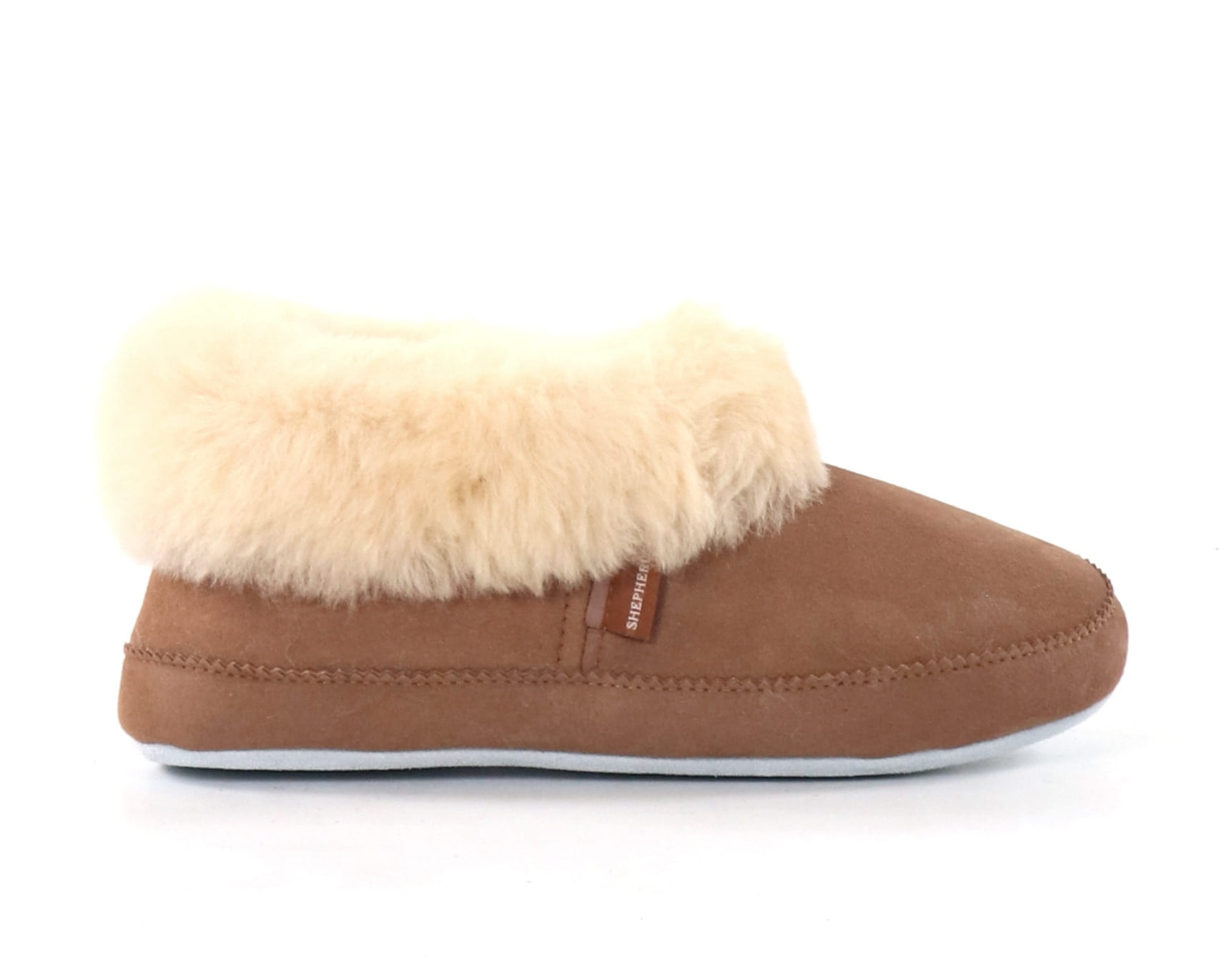Shepherd Emmy women's suede slippers brown - Stilettoshop.eu webstore
