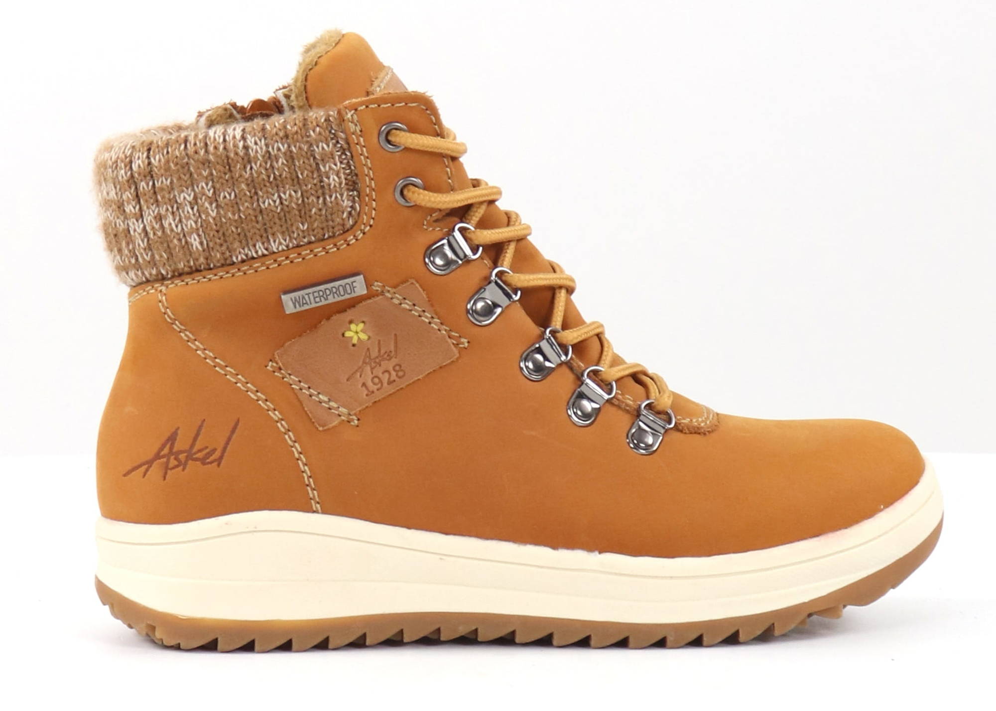 Askel Ankle boots VOLI-0932 camel - Stilettoshop.eu webstore