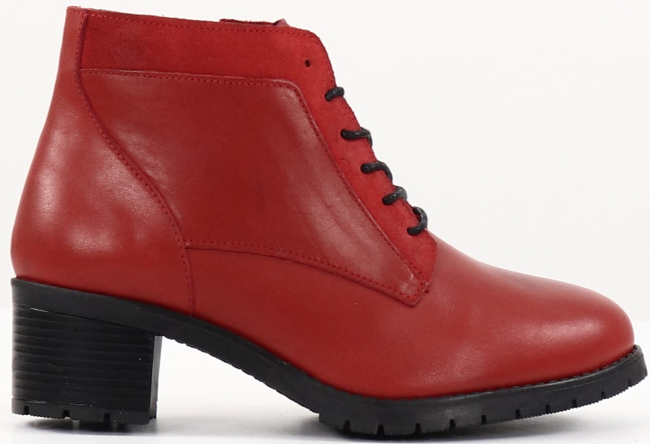 Ilves Ankle Boots 8435 XXL, red - Stilettoshop.eu webstore