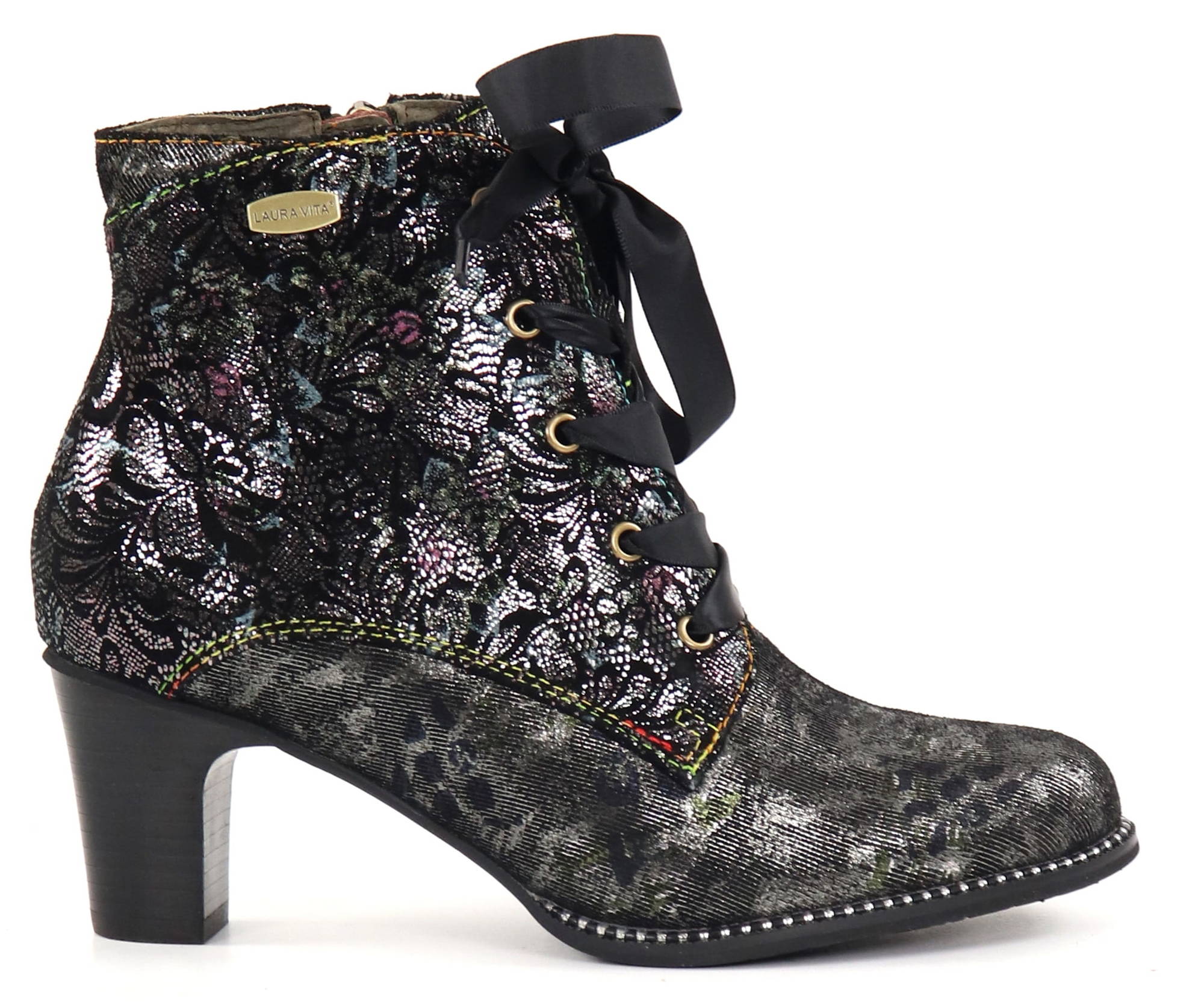 Laura Vita Ankle Boots Elcodieo 01A anthracite - Stilettoshop.eu webstore