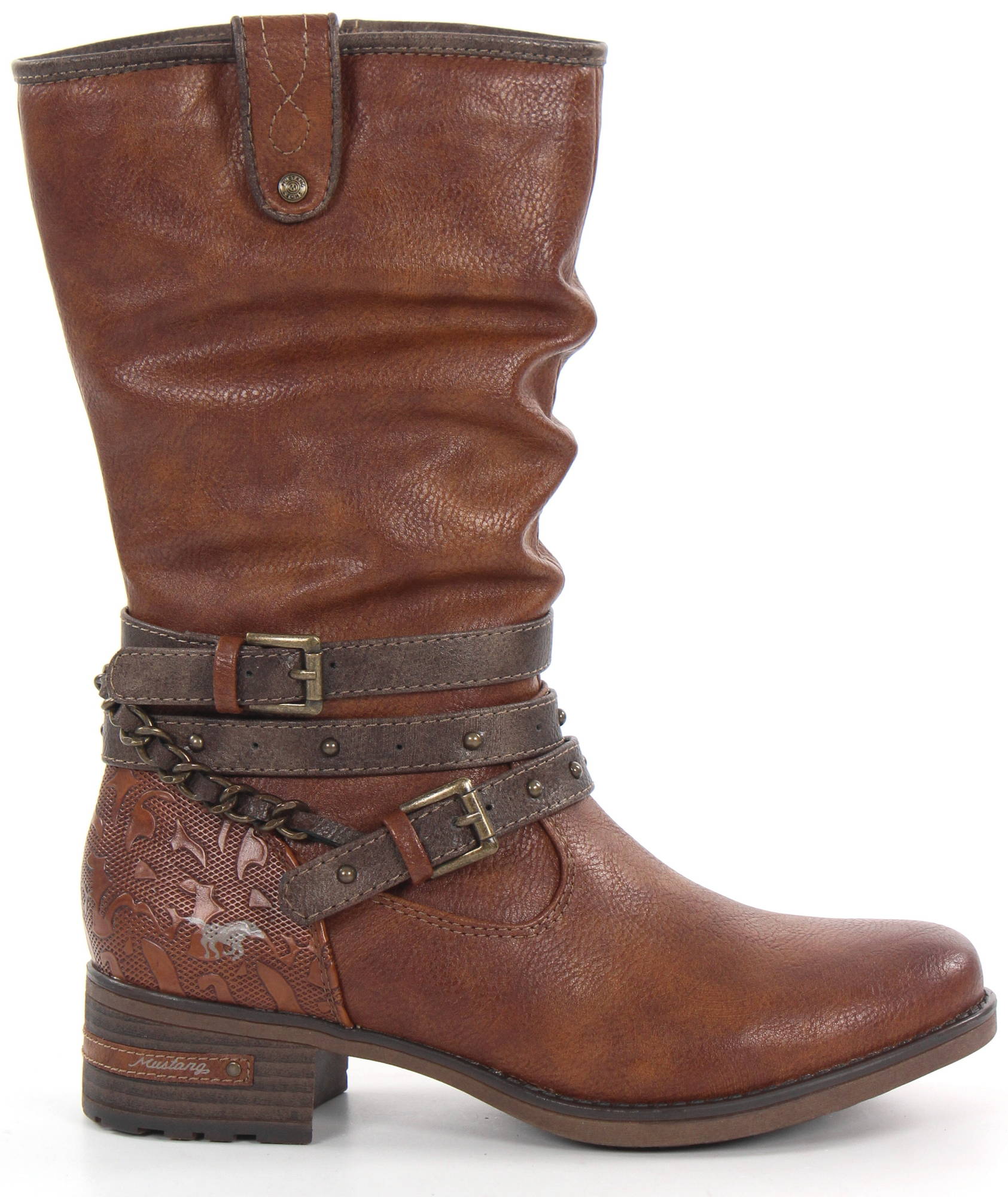 Mustang Boots 1229-605-307 cognac - Stilettoshop.eu webstore
