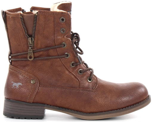 Mustang Ankle Boots 1139-630-307, Cognac - Stilettoshop.eu webstore