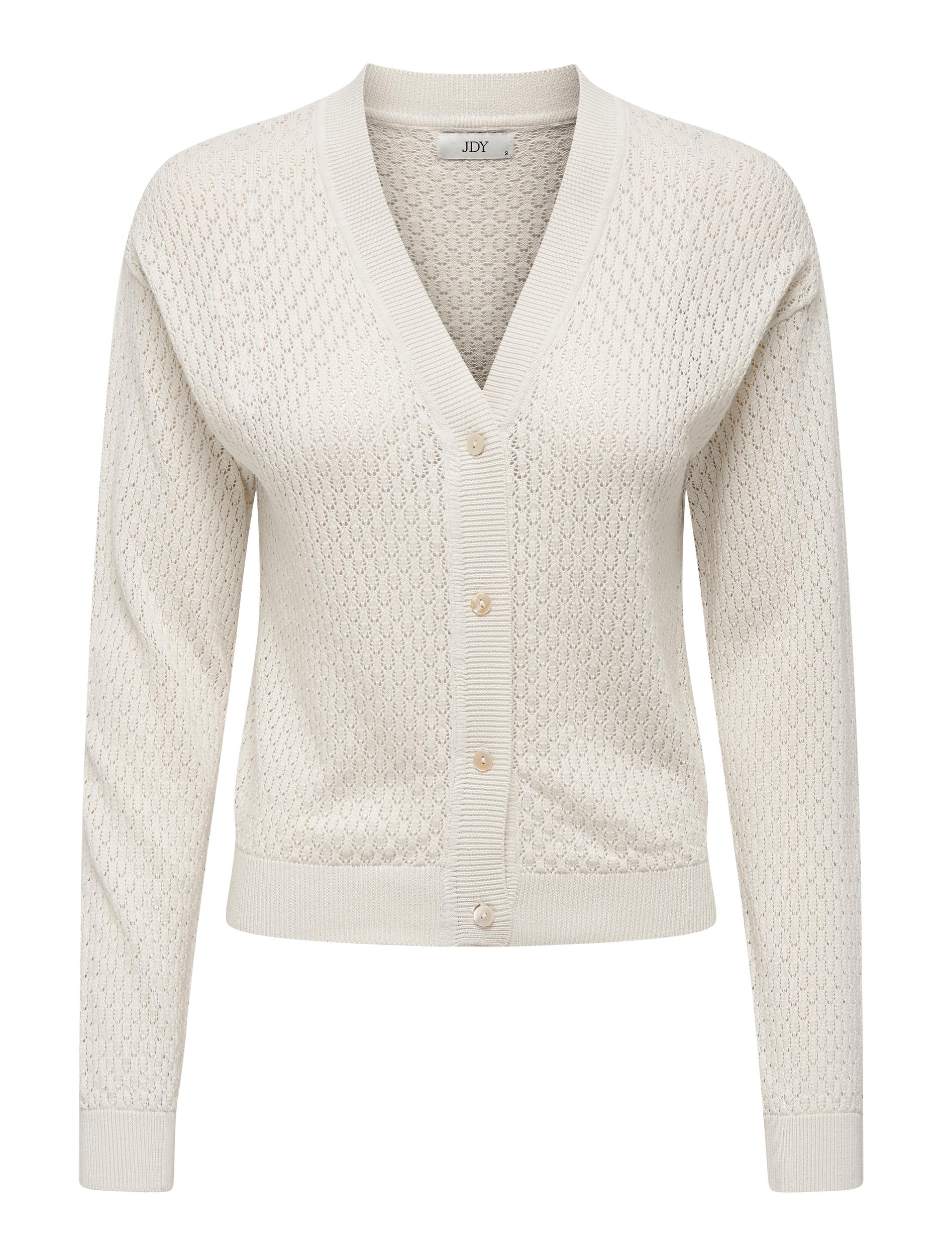 JDY Cardigan structure eggnoc - Stilettoshop.eu webstore