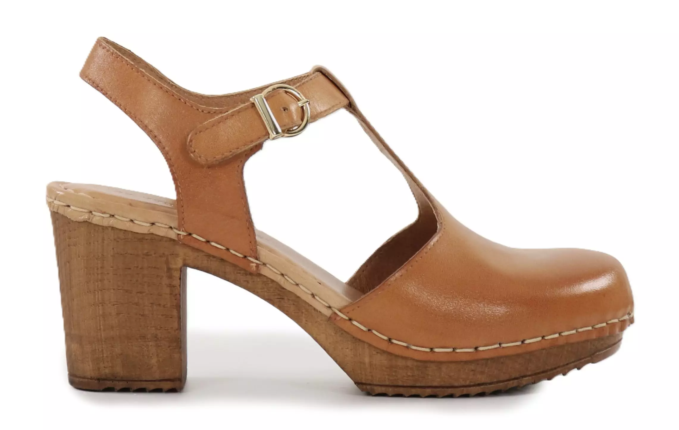 Ten Points women's high-heeled sandals 60552 Amelia caramel ...