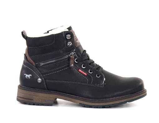 Mustang men's ankle boots 4157-603-9 schwarz - Stilettoshop.eu webstore