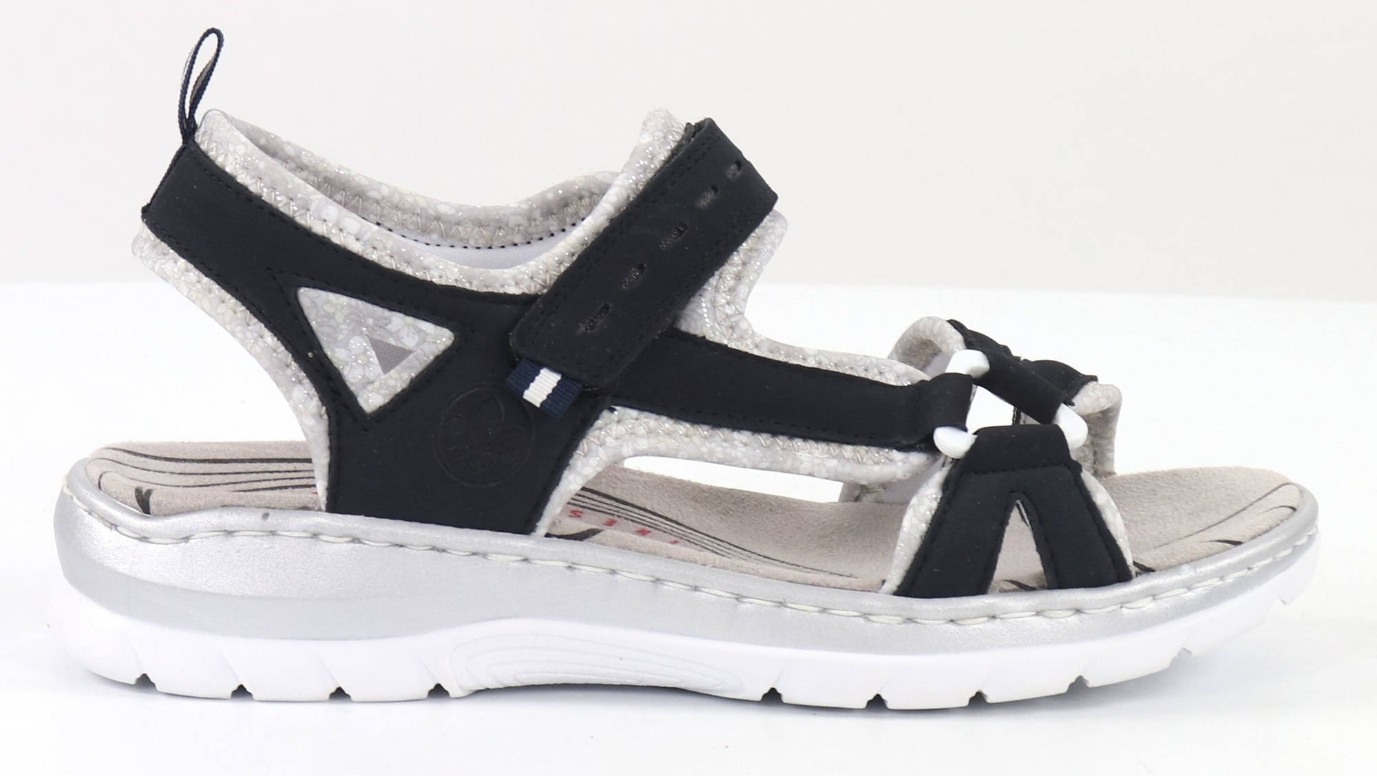 Rieker Sandals 66980-14, blue - Stilettoshop.eu webstore