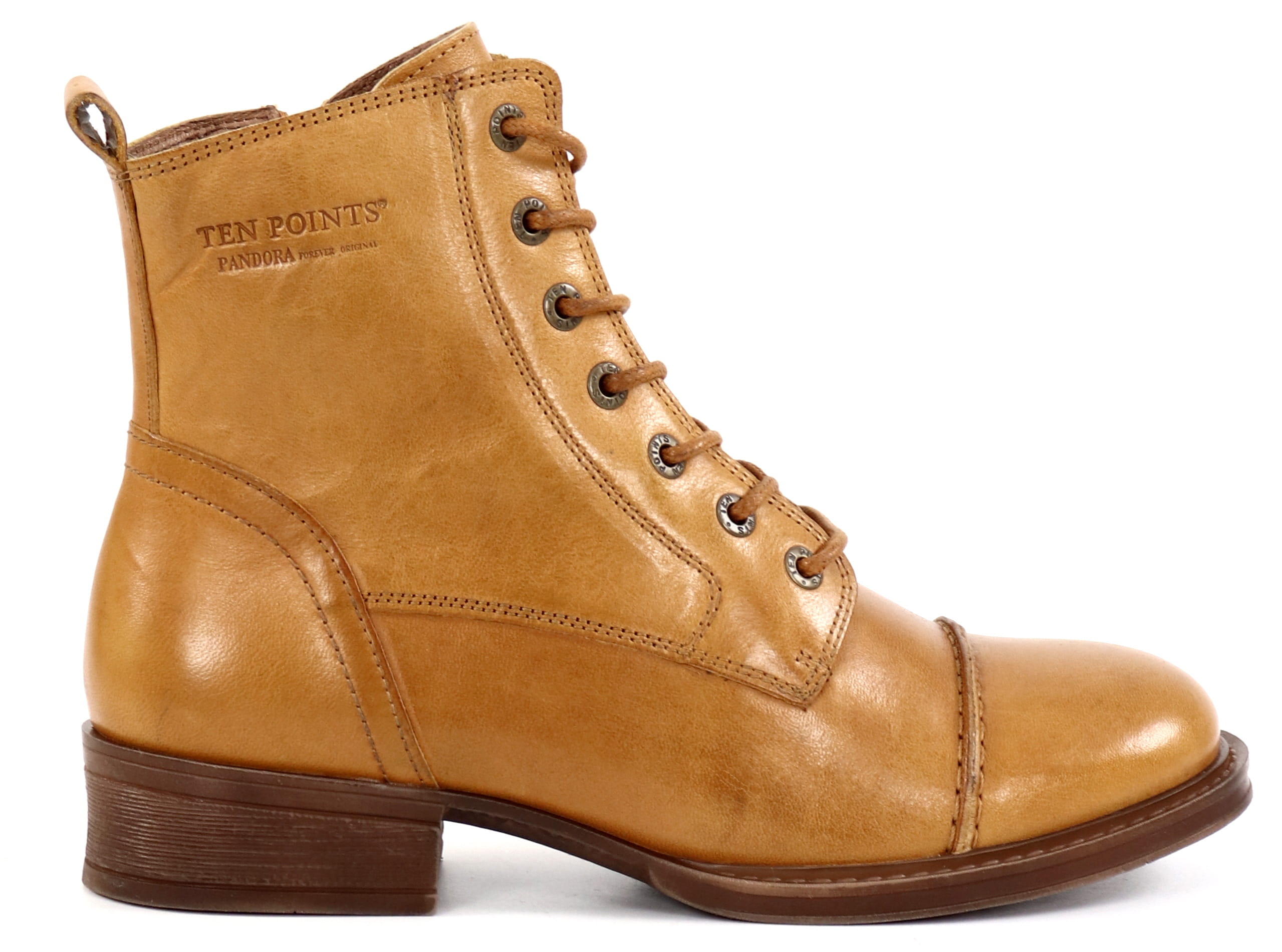 Ten Points Ankle Boots 60004 Pandora mustard - Stilettoshop.eu webstore