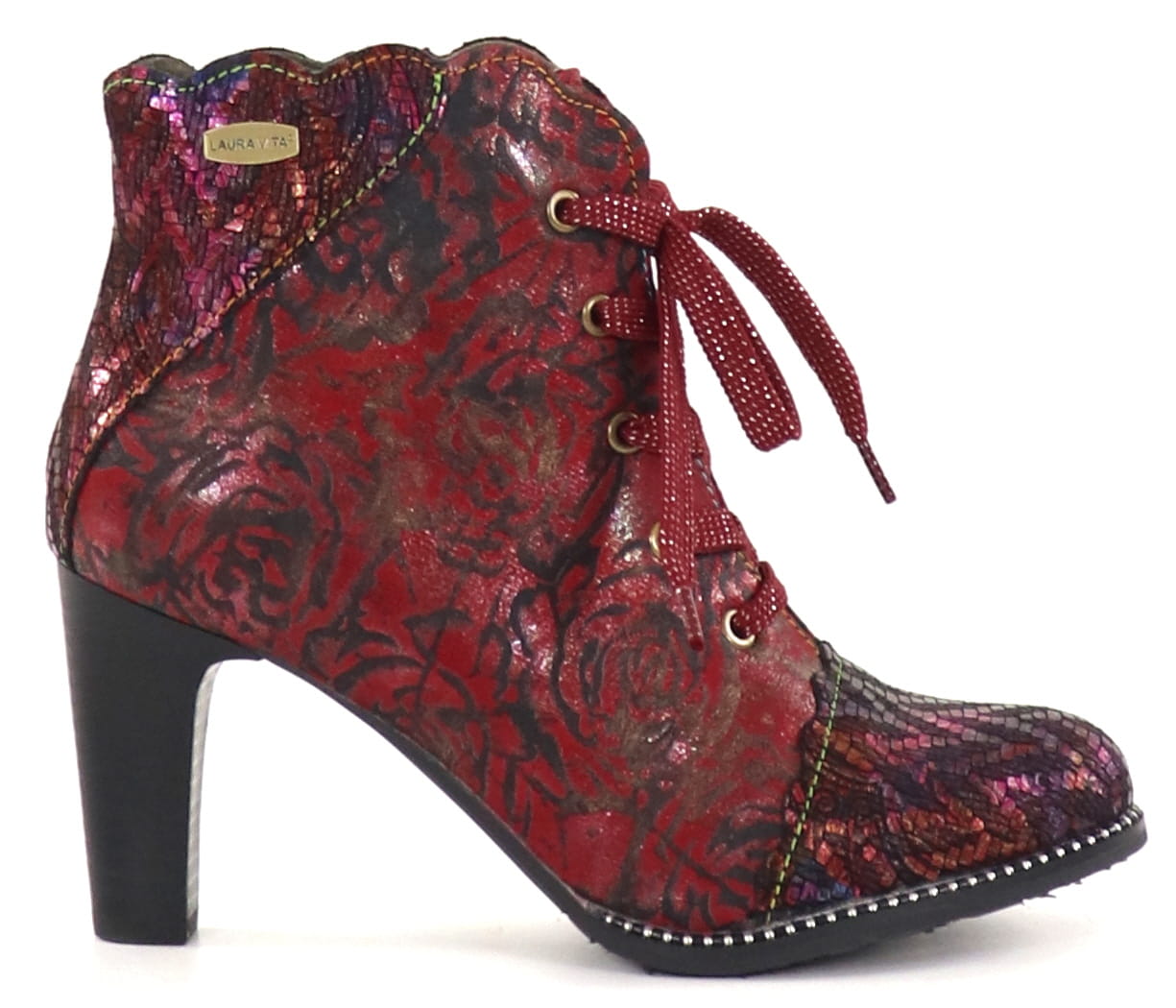 Laura Vita Ankle boots Alcbaneo 127 grenat - Stilettoshop.eu webstore