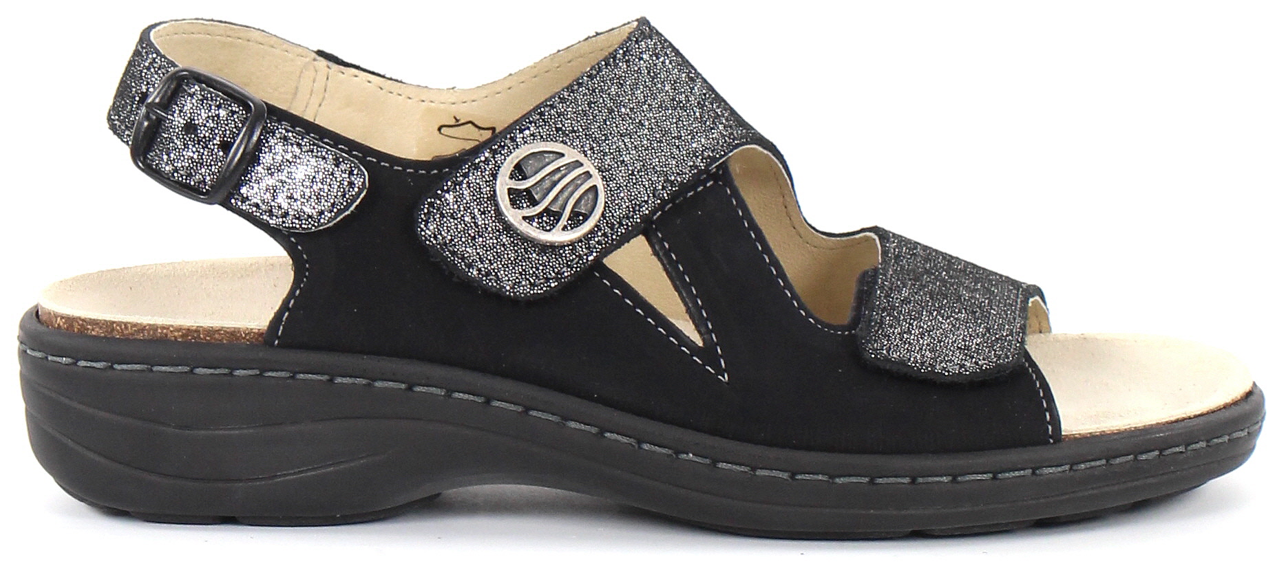 Hickersberger Sandals 2322 9201, Black - Stilettoshop.eu webstore