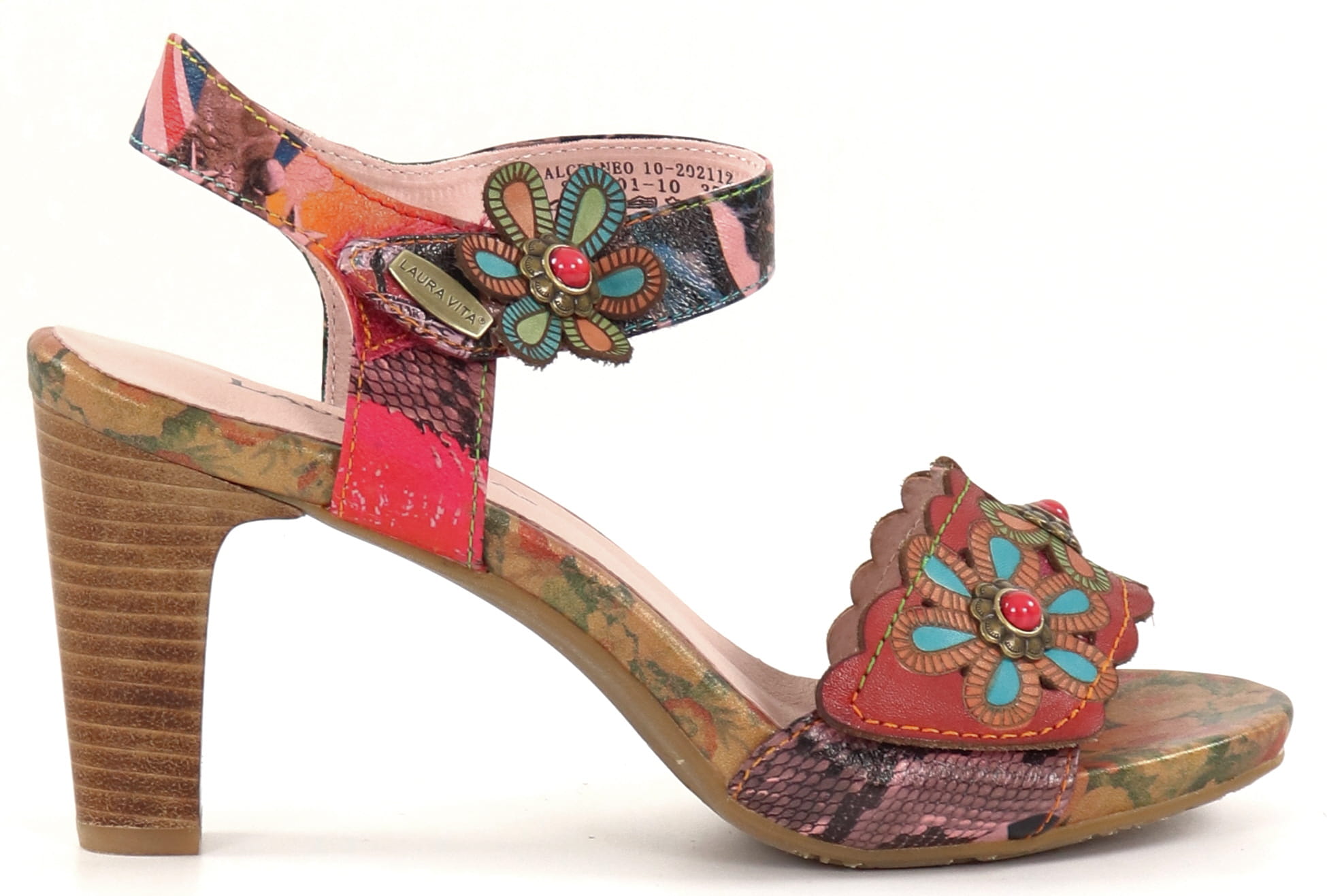 Laura Vita Sandals Alcbaneo 10 rouges - Stilettoshop.eu webstore