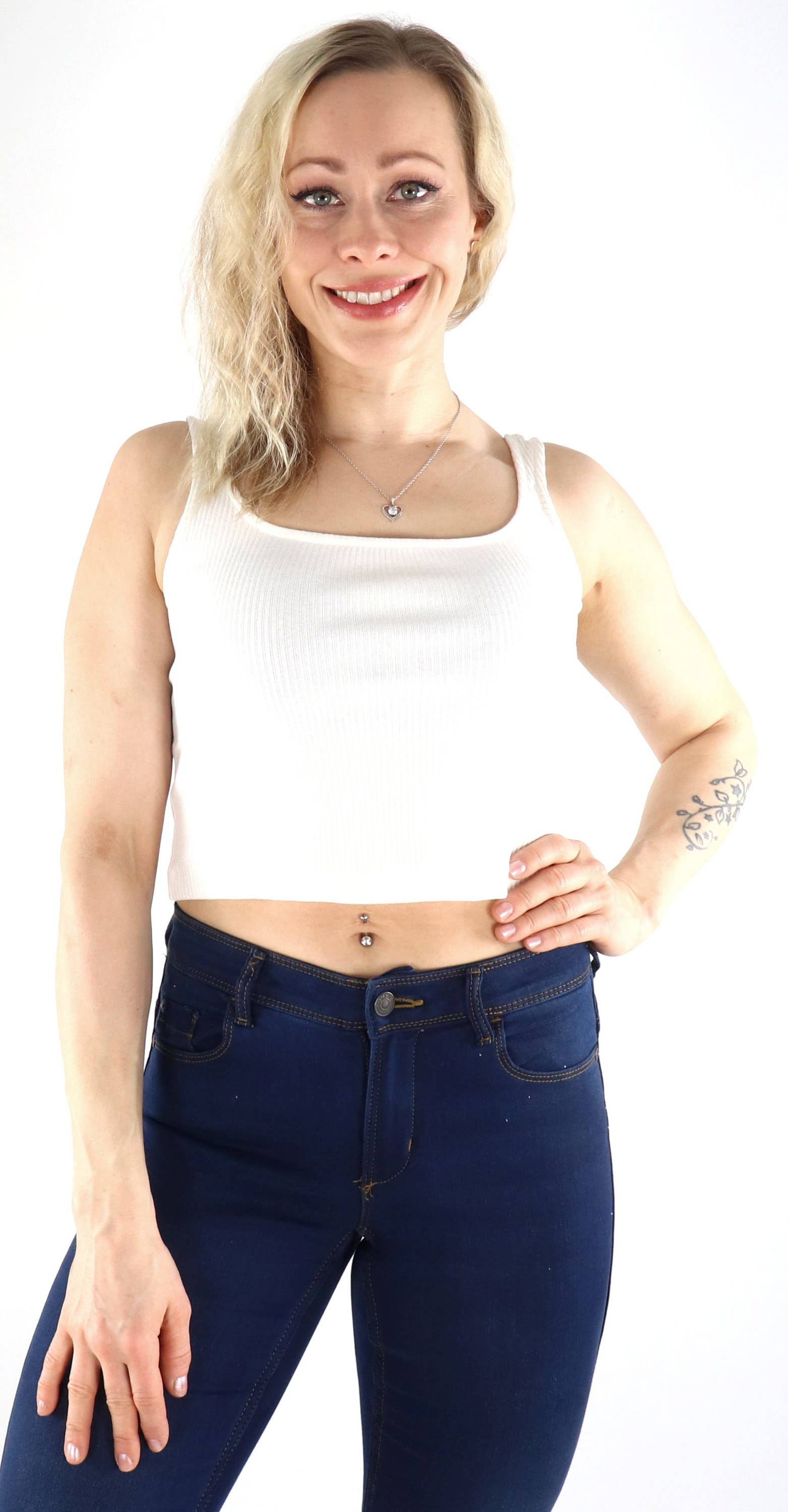 Pieces Top cropped cloud dancer - Stilettoshop.eu webstore