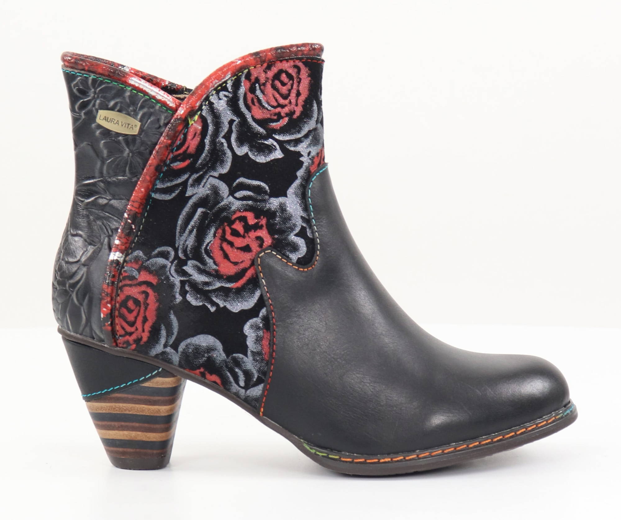 Laura Vita Ankle Boots Alcizeeo 0122 noir - Stilettoshop.eu webstore