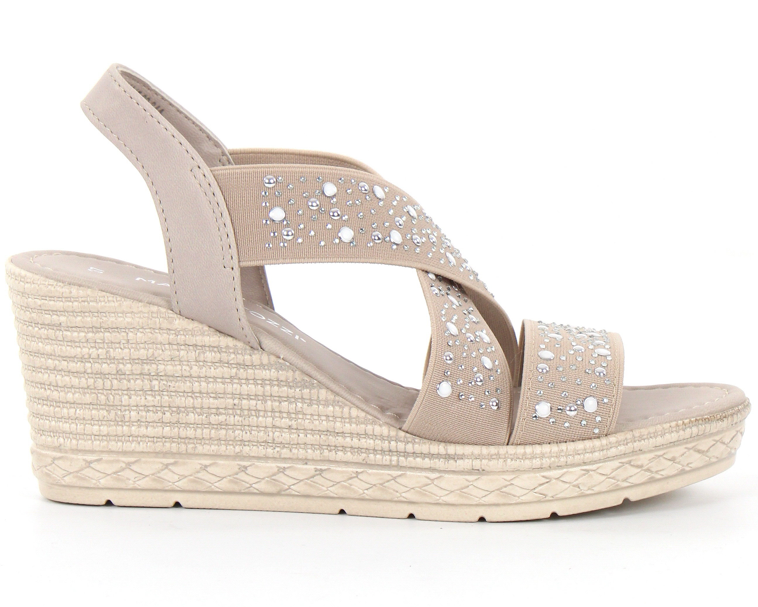 Marco Tozzi Wedge Sandals 28345-22, Taupe - Stilettoshop.eu webstore