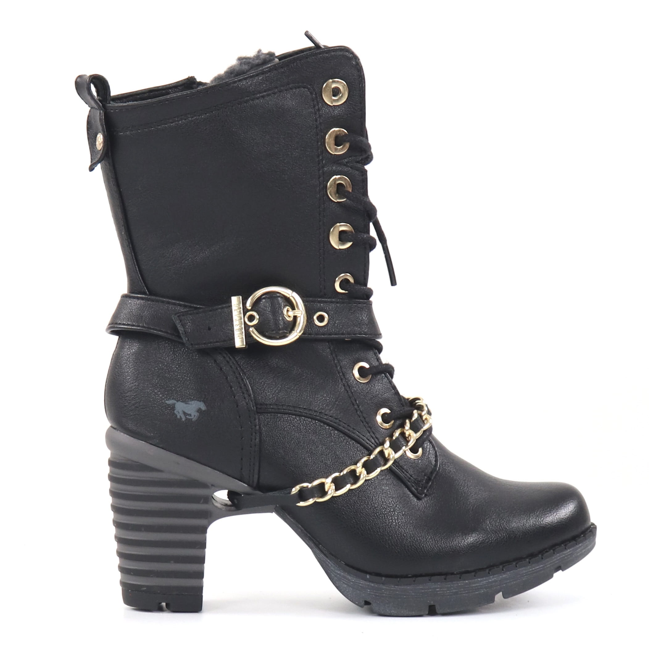 Mustang Ankle Boots 1292-607-9 schwarz - Stilettoshop.eu webstore
