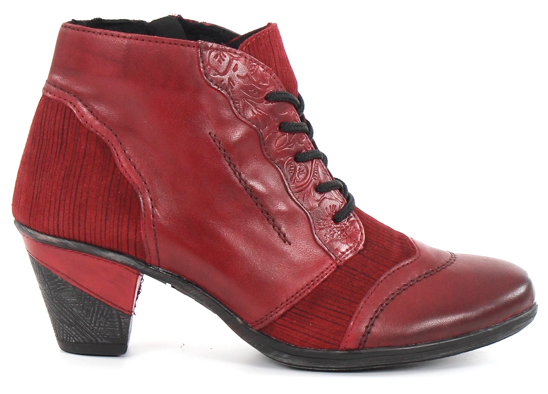 Rieker Remonte Ankle Boots D8789-35, Red - Stilettoshop.eu webstore