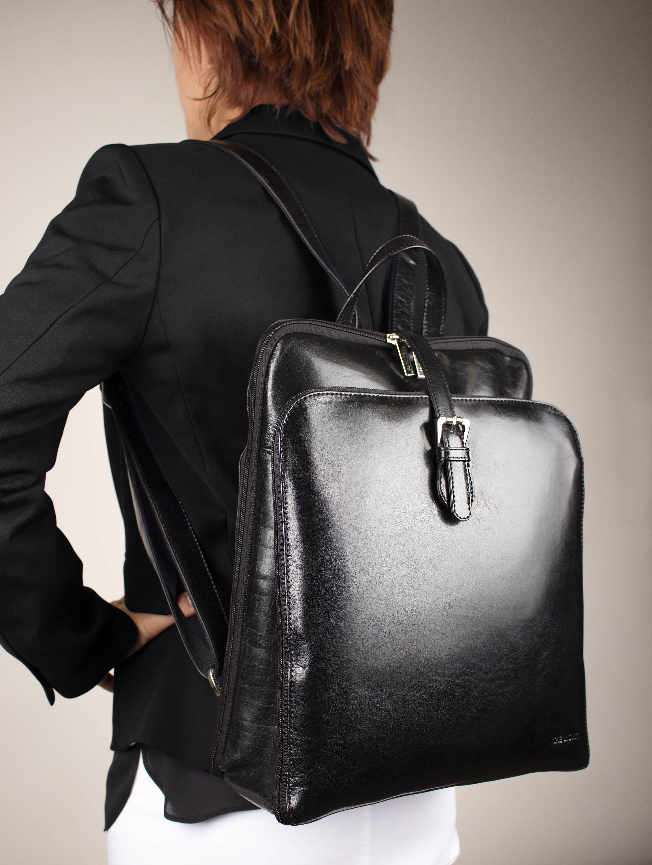 The Monte Backpack 6051299, black - Stilettoshop.eu webstore